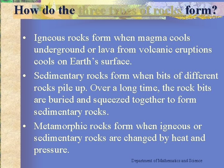 Big Idea 6 Earth Structures Grade 5 PSELL