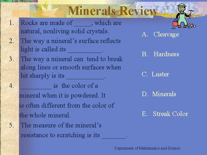Big Idea 6 Earth Structures Grade 5 PSELL