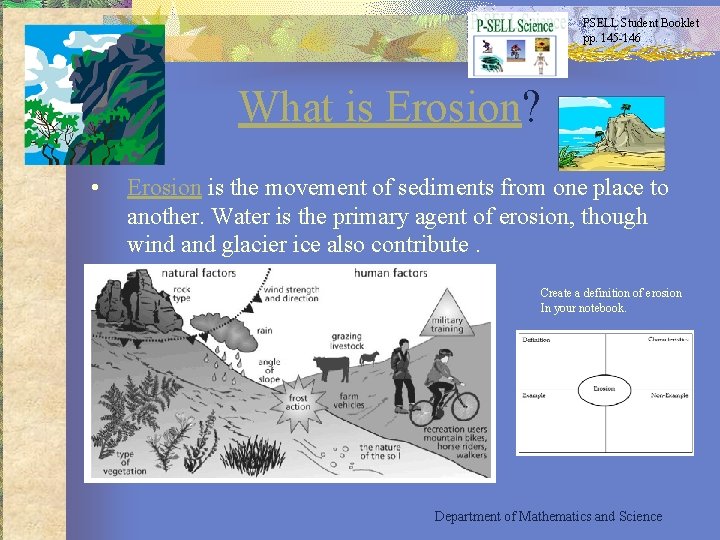 Big Idea 6 Earth Structures Grade 5 PSELL