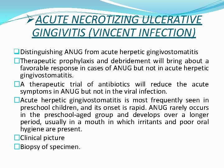 NORMAL PERIODONTIUM AND GINGIVAL DISEASES IN CHILDREN INTRODUCTION