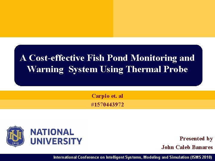 A Costeffective Fish Pond Monitoring and Warning System