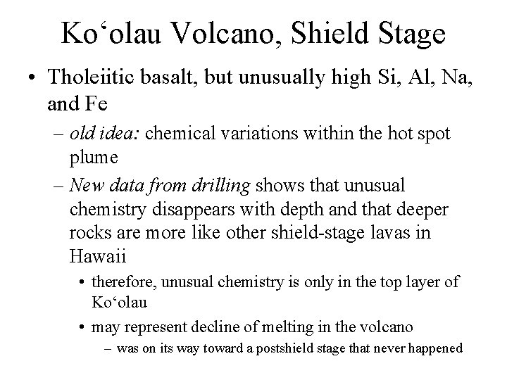 Geology of Island of Oahu Composed of two