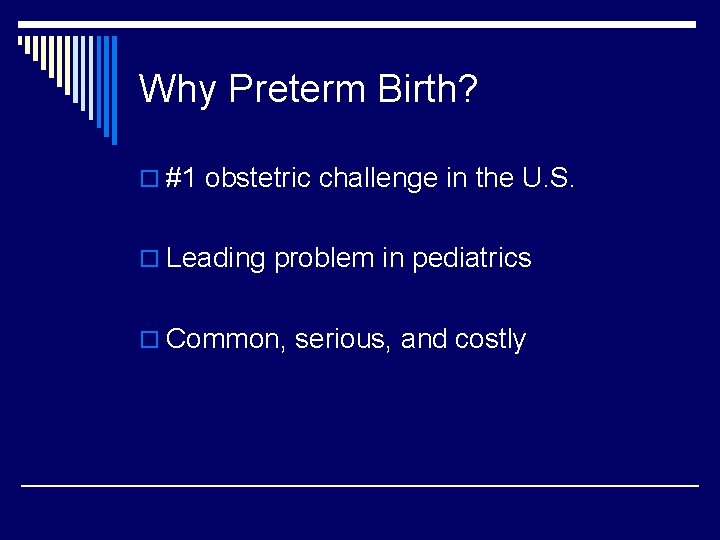 Premature Birth and Low Birth Weight Prevention Family