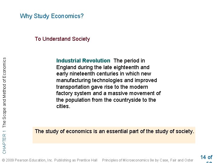 CHAPTER 1 The Scope and Method of Economics