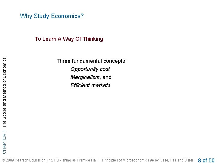 CHAPTER 1 The Scope and Method of Economics