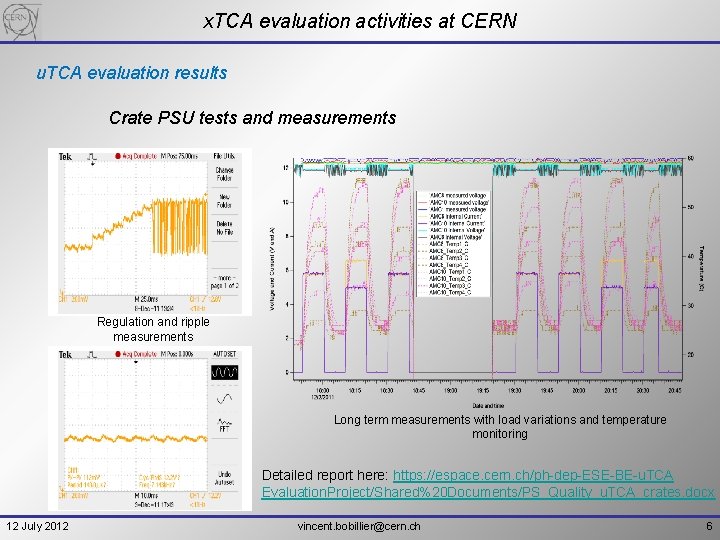 x TCA evaluation activities at CERN Collaboration PHESE