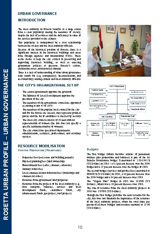 UNHABITAT United Nations Human Settlements Programme Regional Office