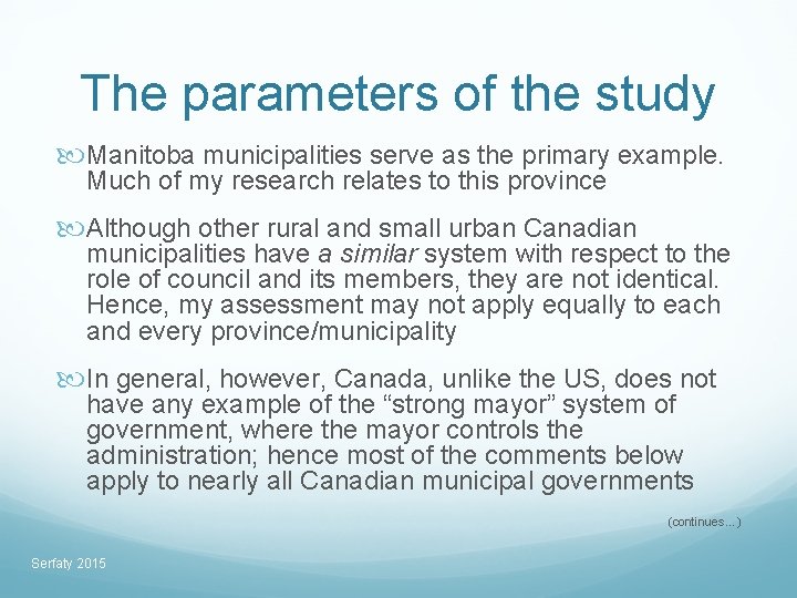 Power Relations Between Mayors and Councillors Dr Meir