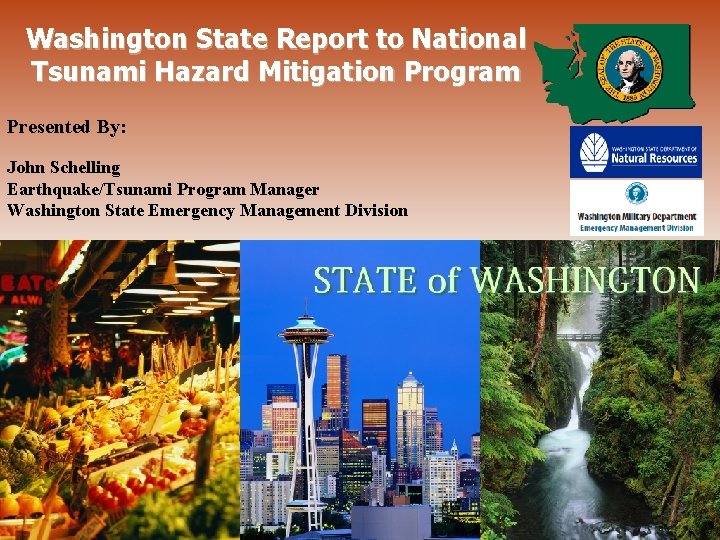Washington State Report to National Tsunami Hazard Mitigation