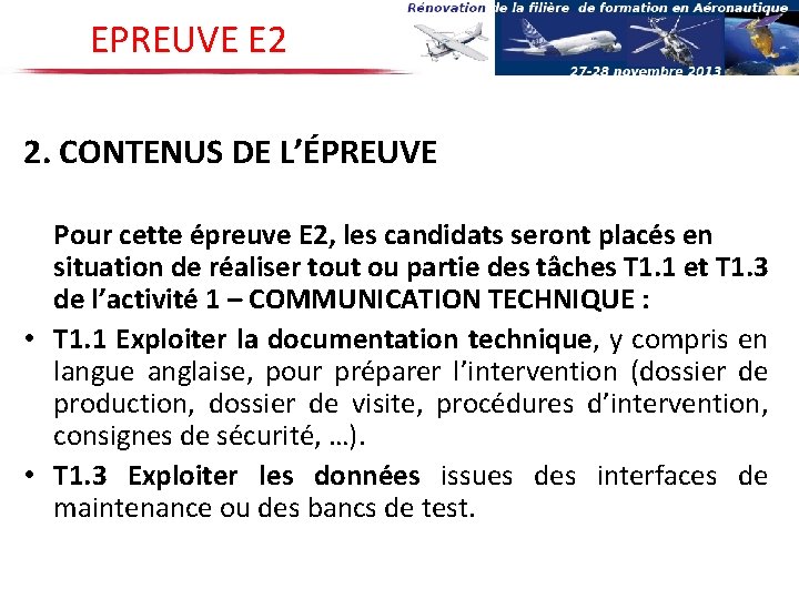 EPREUVE E 2 Exemple de situation dvaluation Bac