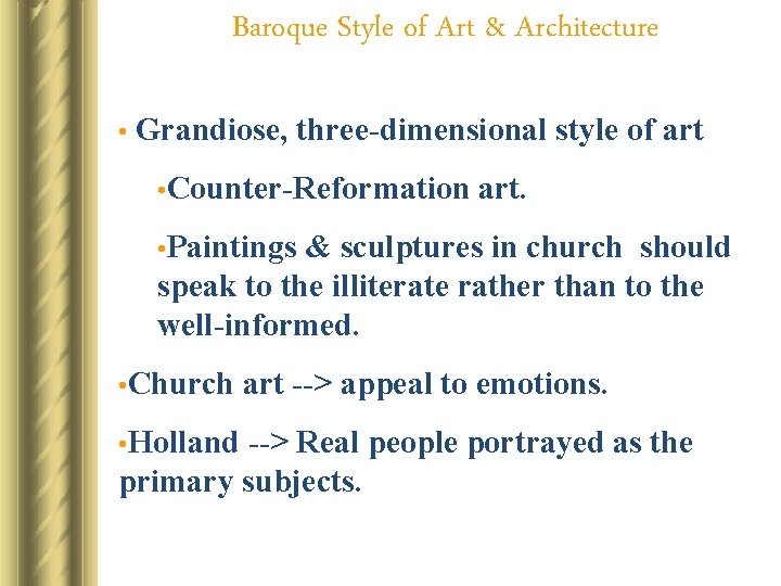 Baroque 1600 1750 Portuguese word barocca a pearl