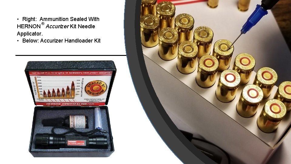 HERNON Accurizer Testing By Howard D Kent Armor