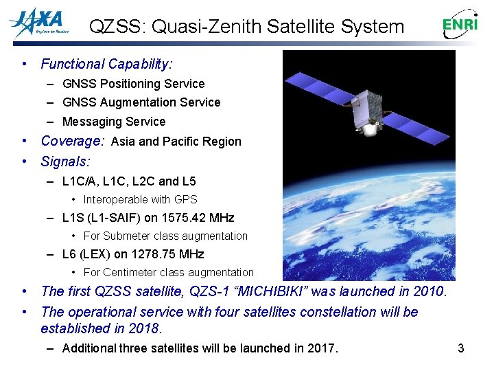 Test of QZSS L 1 SAIF Based on