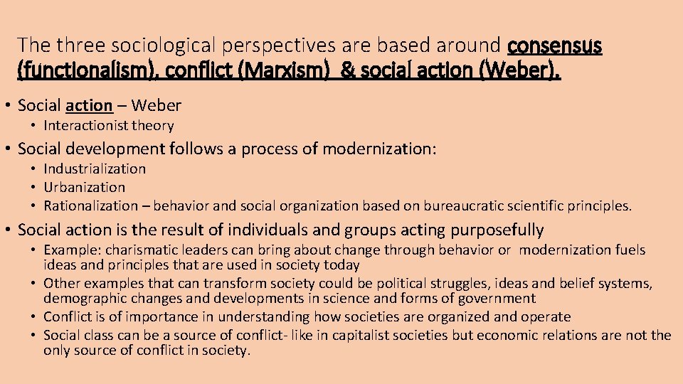 CHAPTER 1 Review Sociology evolved to answer two