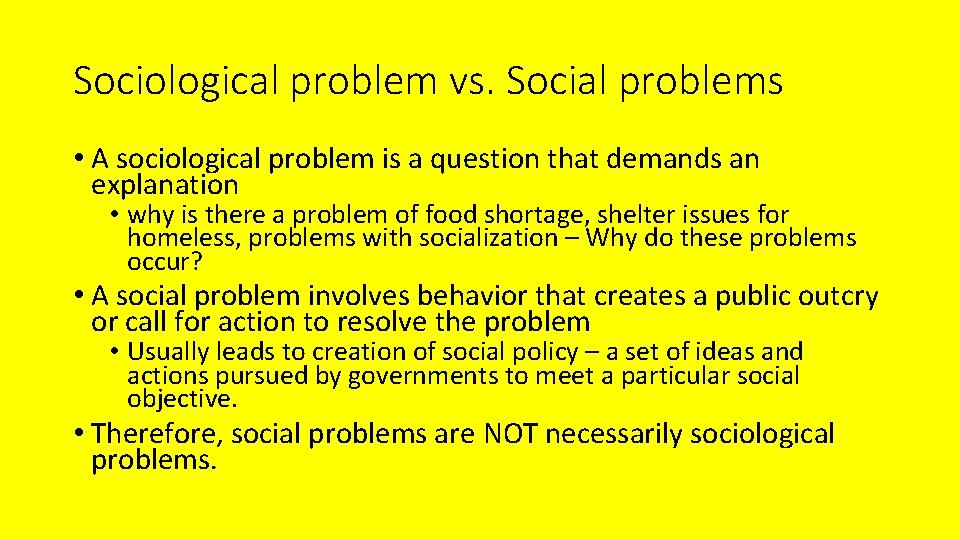 CHAPTER 1 Review Sociology evolved to answer two