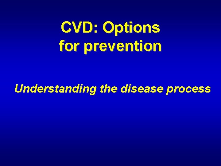 NICE CVD prevention in populations CVD Risk Factors