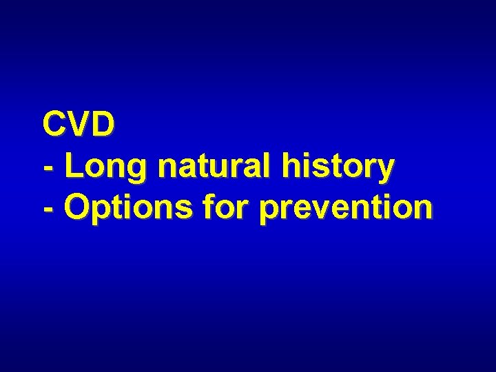 NICE CVD prevention in populations CVD Risk Factors
