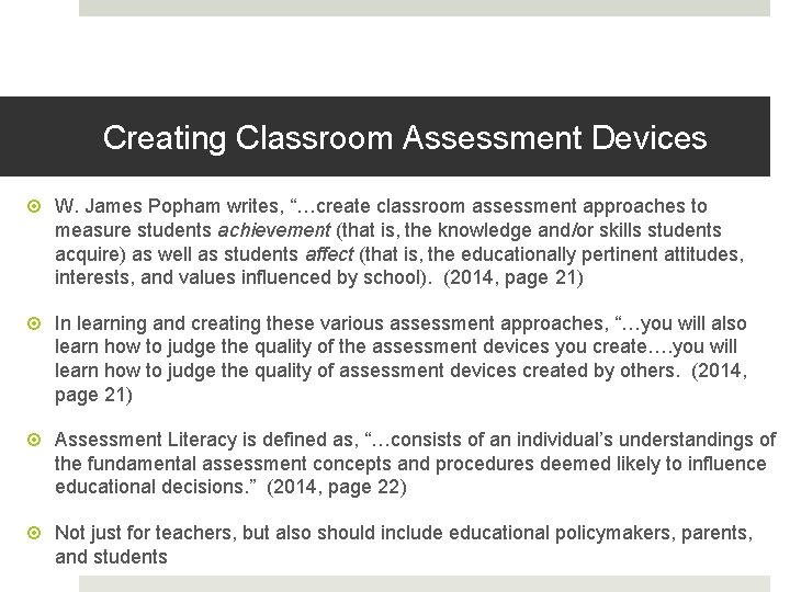 Why Do Teachers Need to Know About Assessment