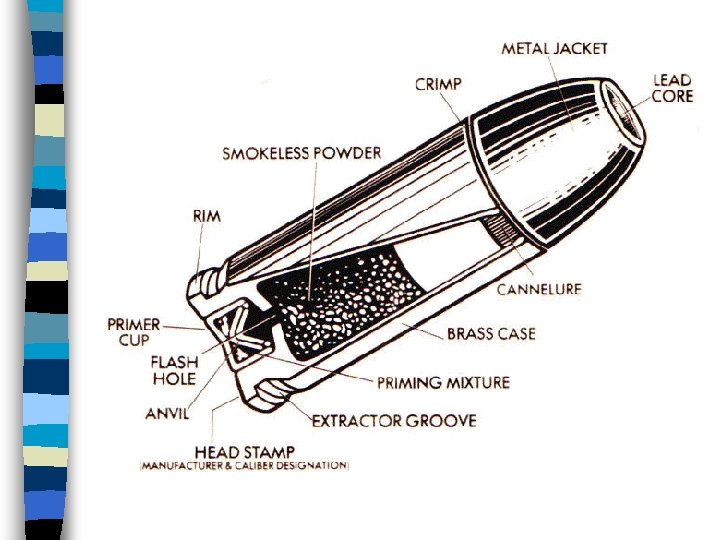 CRIMINAL INVESTIGATIONS AMMUNITION BALLISTICS AMMUNITION n Cartridge ...