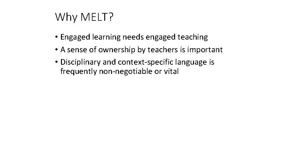 The RSD and the Models of Engaged Learning