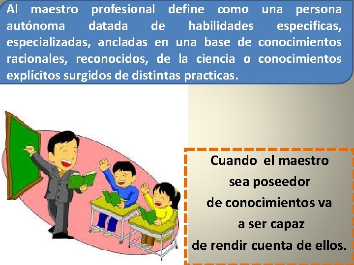 La formacin profesional del maestro estrategias y competencias