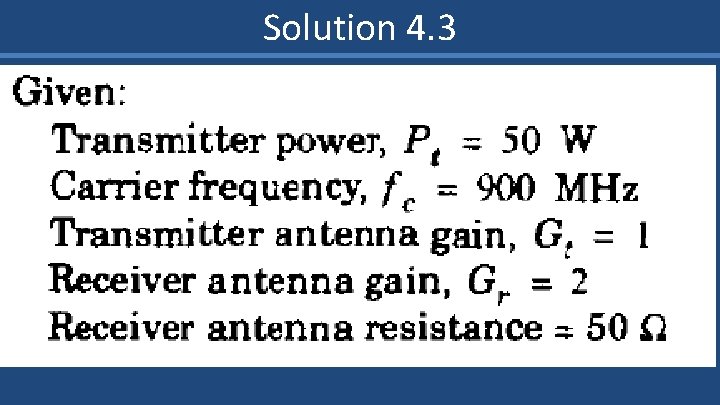 Wireless Communications Chapter 4 Exercises Examples Problems Spring