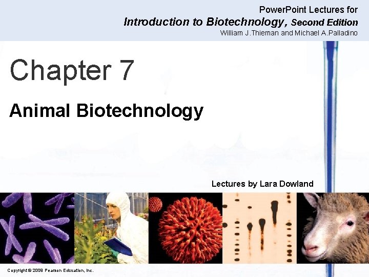 Introduction to Power Point Lectures for Biotechnology Second