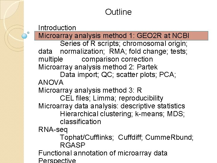Chapter 11 Gene Expression Microarray and RNAseq Data