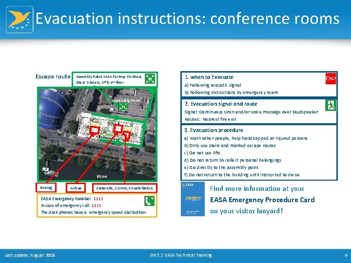 PRACTICAL INFORMATION FOR VISITORS TO EASA Technical Training