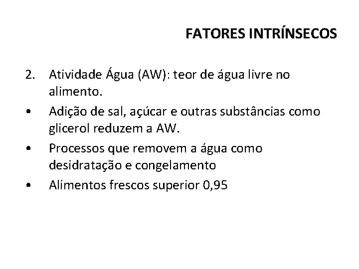 CONSERVAO DE ALIMENTOS Professora Giselle Duarte Graduao em