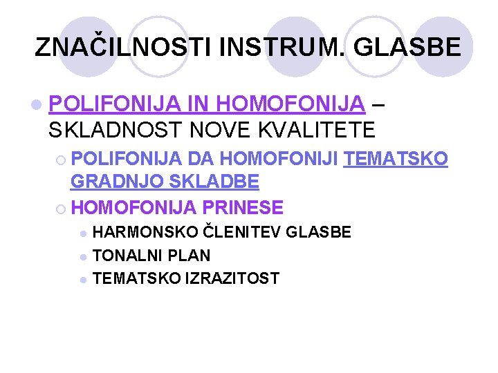 INSTRUMENTALNA GLASBA BAROKA DO 1700 UVOD ITALIJA NEMIJA