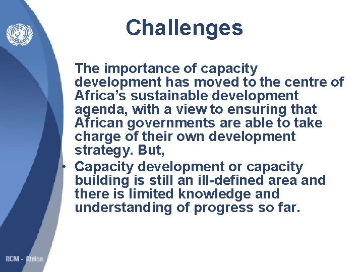 Capacity Building Frameworks for Sustainable Development Outline 1