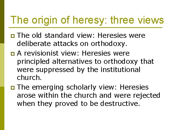 Heresy Cathedral Church of St Petersburg 16 March