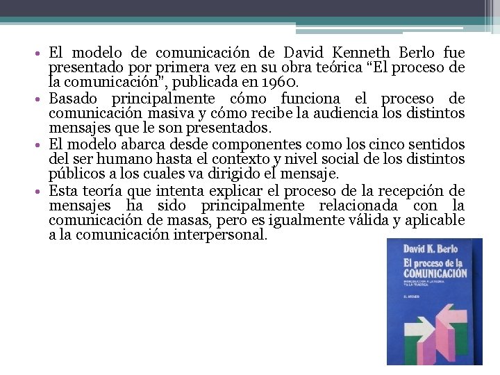 David K Berlo 1929 PERFIL BIOGRFICO Y ACADMICO