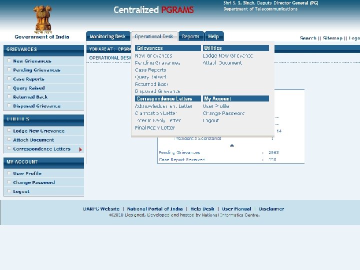 Centralized Public Grievance Redress And Monitoring System CPGRAMS