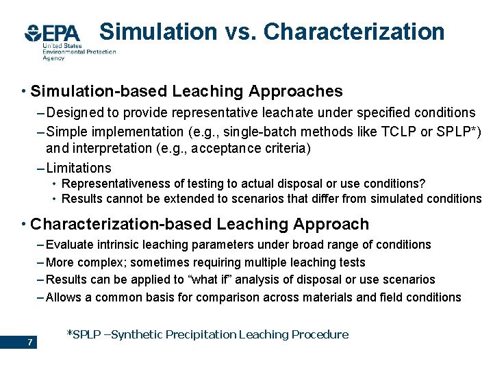 Next Generation of Leaching Tests Susan Thorneloe Susanepa
