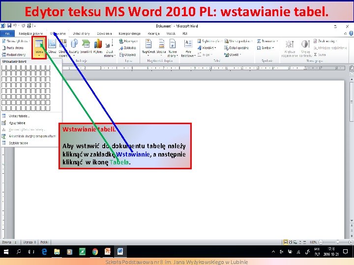 Edytor tekstu MS Word 2010 PL Edytor tekstu