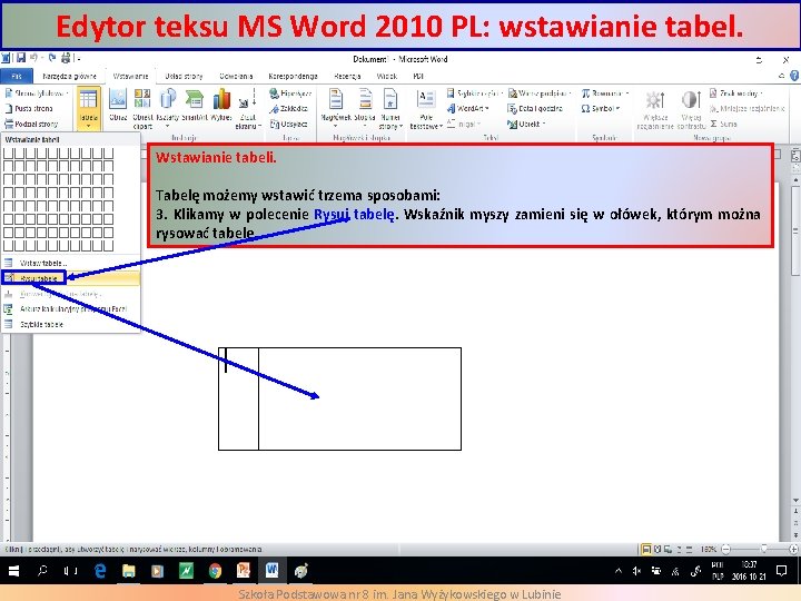 Edytor tekstu MS Word 2010 PL Edytor tekstu