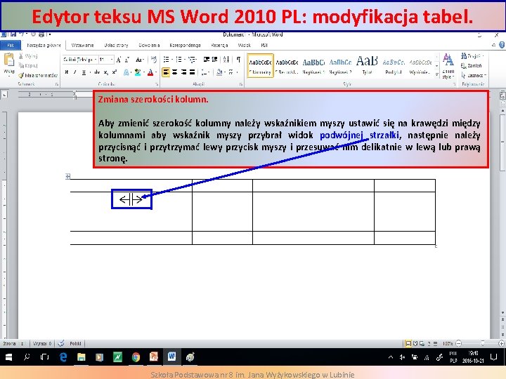 Edytor tekstu MS Word 2010 PL Edytor tekstu