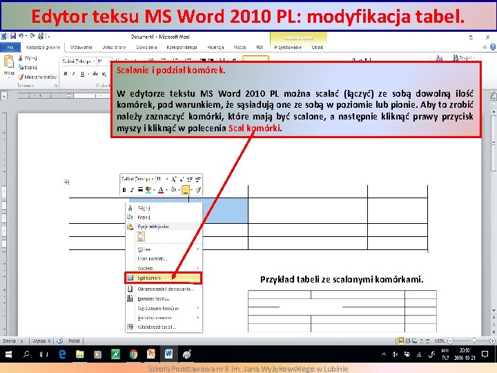 Edytor tekstu MS Word 2010 PL Edytor tekstu
