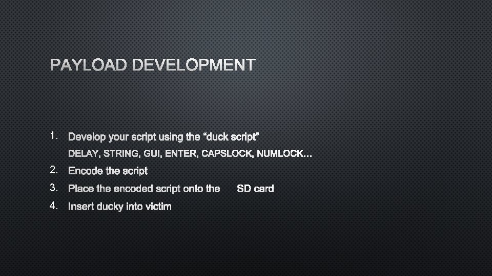 FUN WITH THE HAK 5 RUBBER DUCKY KIERAN