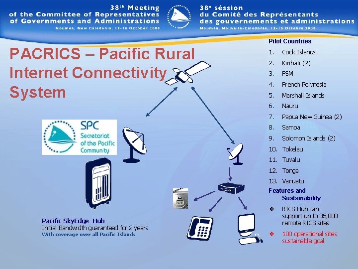 Digital Strategy Update Communication opportunities for Pacific Island