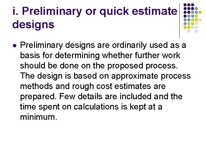 FOOD ENGINEERING DESIGN AND ECONOMICS CHAPTER I Engineering