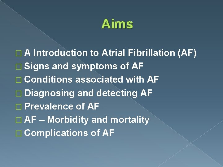 Atrial Fibrillation Stroke Prevention Jodie Williams Clinical Nurse