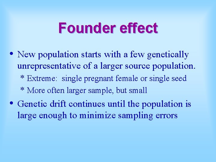 The Modern Synthesis Populations are the units of