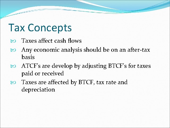CTC 475 Income taxes ATCF CTC 475 Review