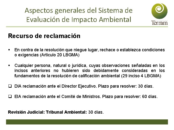 Modificaciones al Sistema de Evaluacin de Impacto Ambiental