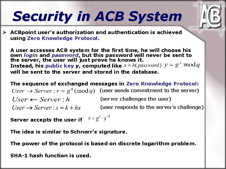 What is this about ACB System CBL Servers