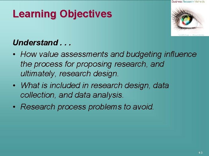 Chapter 4 The Business Research Process An Overview