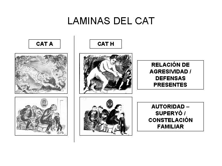 TEST DE APERCEPCIN INFANTIL CON FIGURAS ANIMALES Y
